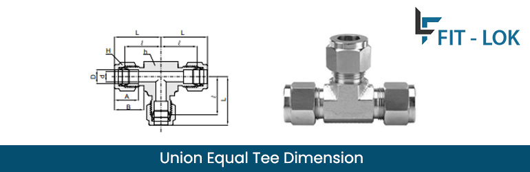 Union tee manufacturer in India | Brass union reducing tee